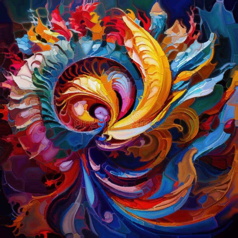 Complex Color Compilation stock illustration. Illustration of vibrancy ...