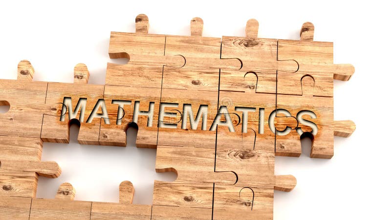 Mathematics Complex Like a Puzzle - Pictured As Word Mathematics on a ...