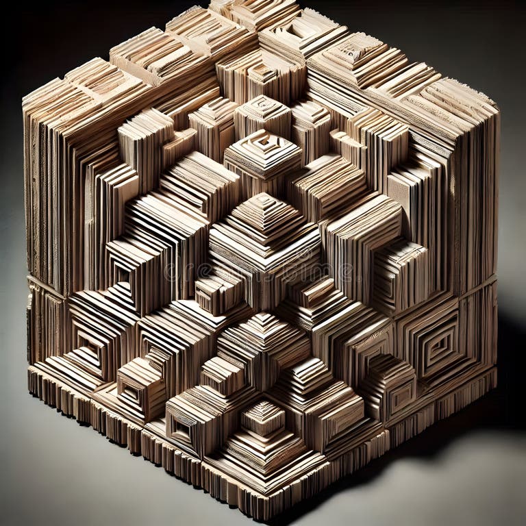 Complex Cardboard Structure Stock Illustrations – 107 Complex Cardboard ...