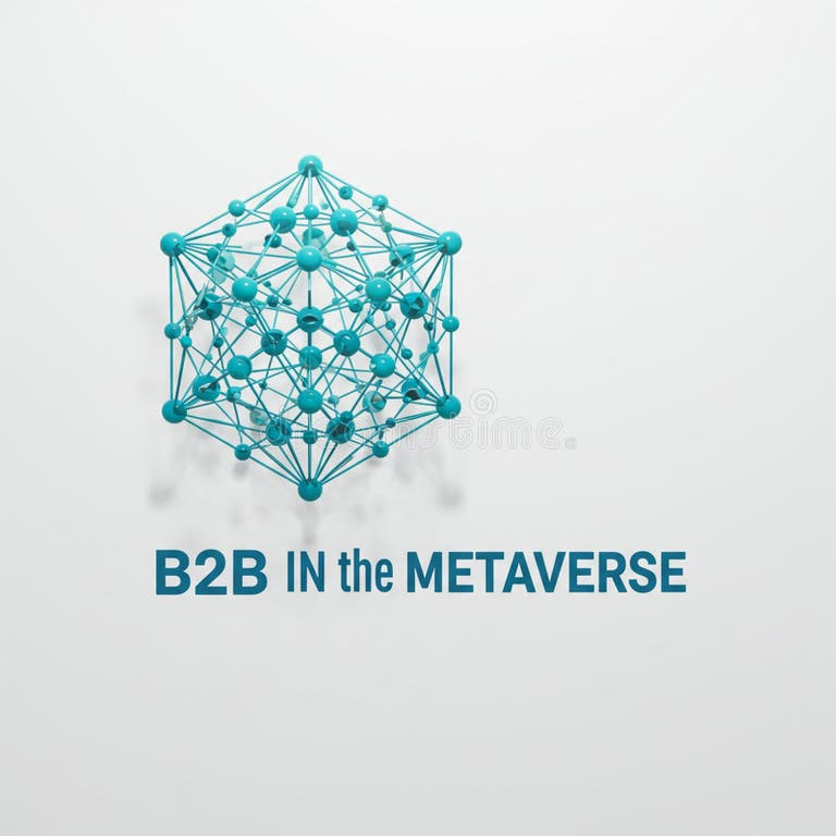 A Complex 3D Geometric Structure Composed of Interconnected Teal ...