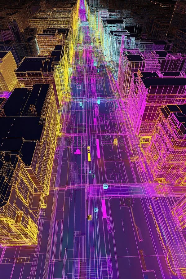 A Complex 3D GIS Network Map Visualizing Urban Planning and Spatial ...