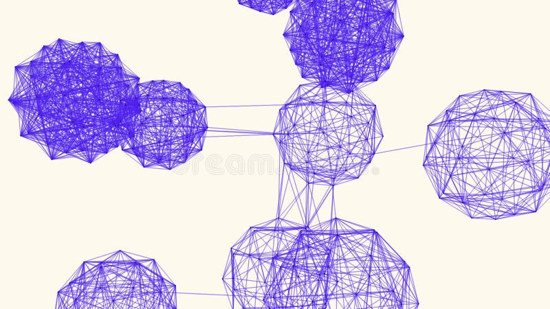 Complex 3d Network of Interconnected Nodes Stock Video - Video of interconnected, symmetry ...