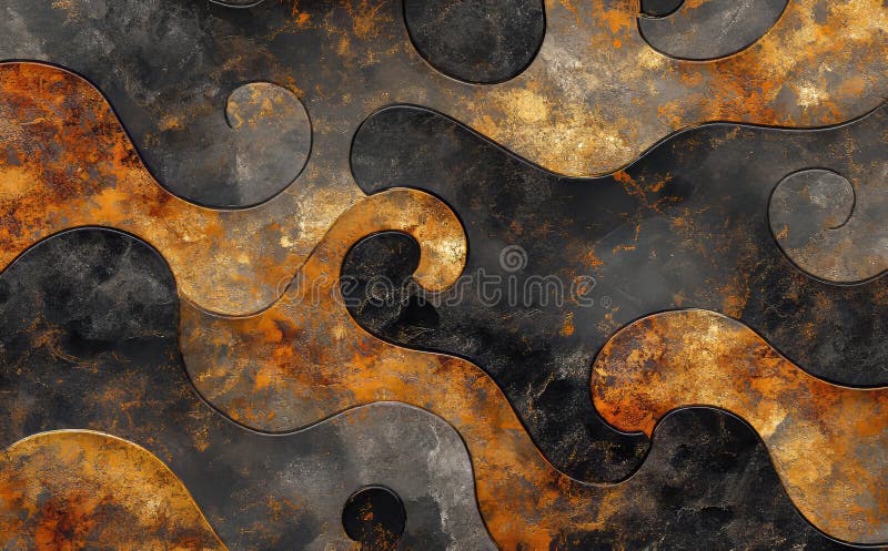 A Complex, Dark Image with Organic Patterns that Look Like ...