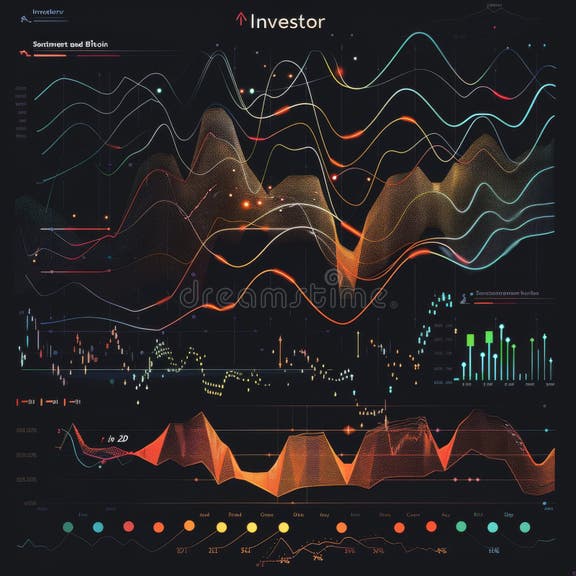 Complex Data Visualization Interface Stock Photo - Image of crypto ...