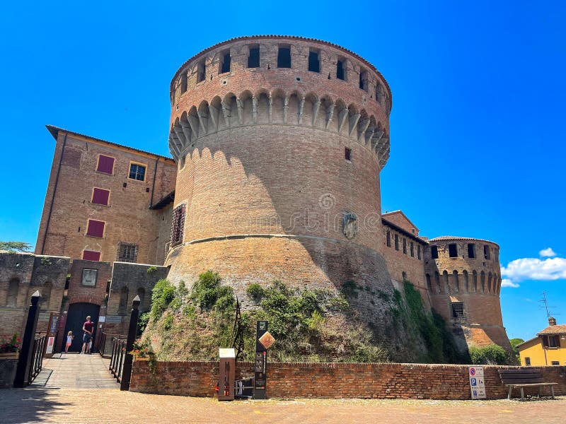Medieval Castle Rocca in Dozza, Italy Stock Photo - Image of rocca ...