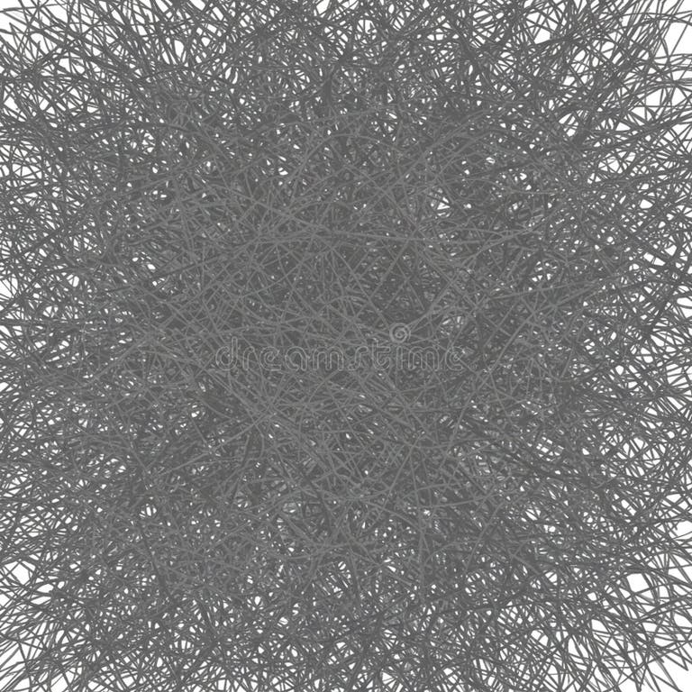 A Complex, Dense Network of Thin, Tangled Lines Creates a Chaotic ...