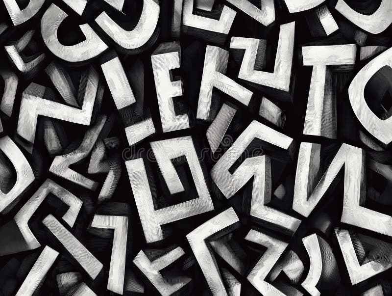 Complex Design Drawn Black Lines White Background Stock Photos - Free ...