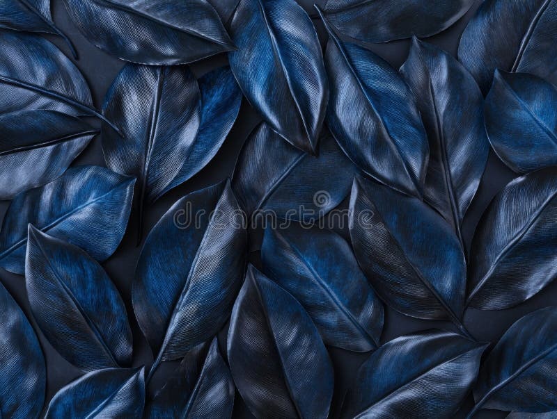 A Complex Design of Interwoven Abstract Black Leaves Produces a Rich, Textured Visual Impression ...