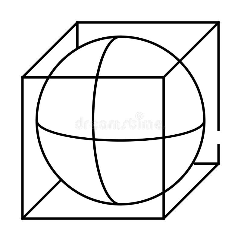 Complex Details Line Icon Vector Illustration Flat Stock Illustration ...