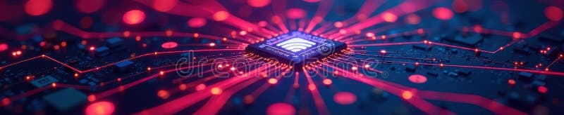 Complex Digital Circuit Structure, Business Tech Backdrop, Design ...