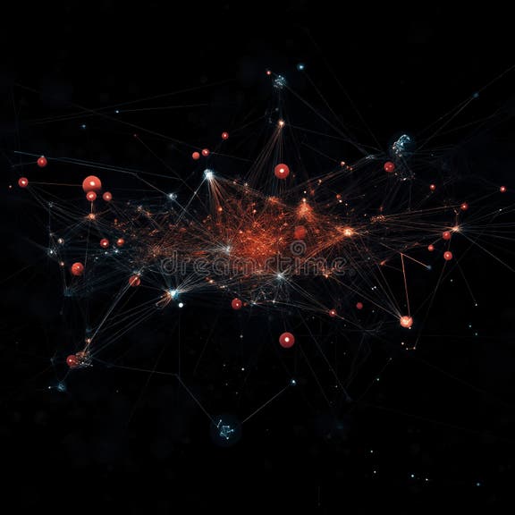 Complex Digital Network of Nodes and Connections in Outer Space ...