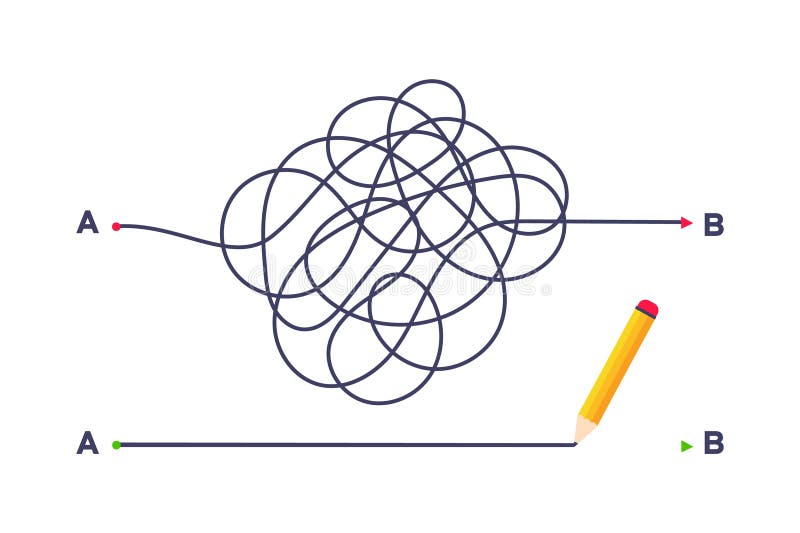 Complex To Simple Stock Illustrations – 2,262 Complex To Simple Stock ...