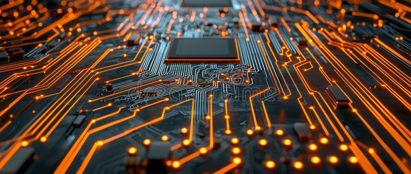 Complex Electronic Circuitry and Microchips that Demonstrate the ...