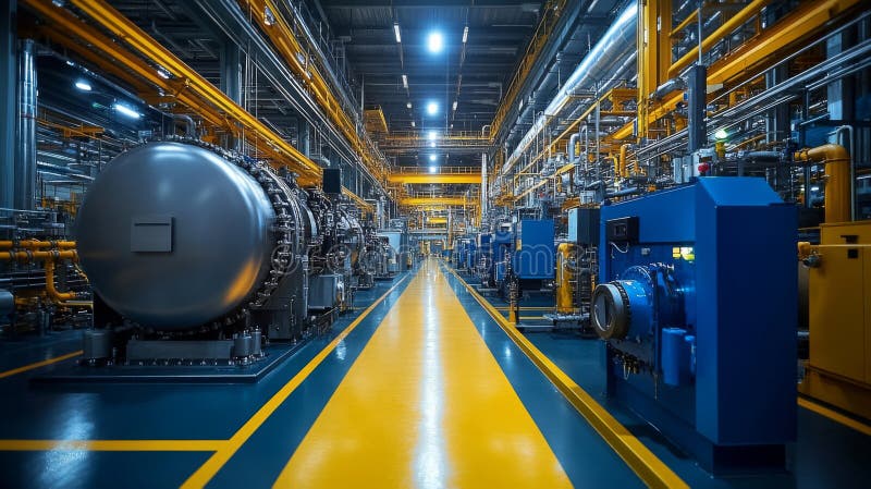 Complex Energy Infrastructure with Advanced Machinery for Power ...