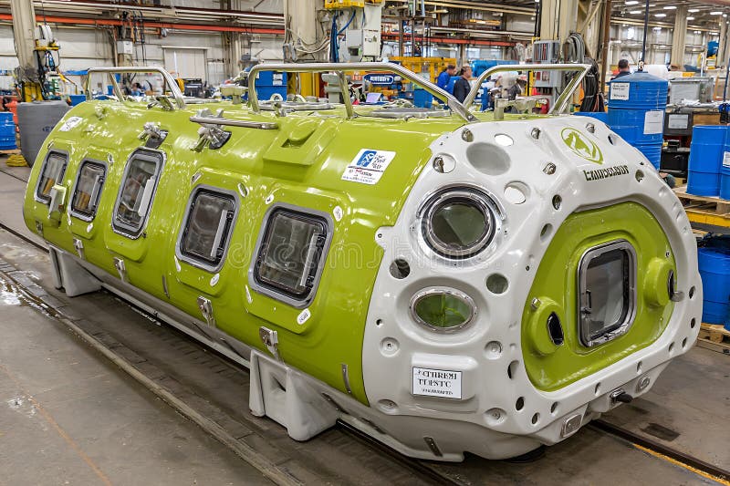 A Complex Escape Pod Structure with Windows and Access Points in a ...