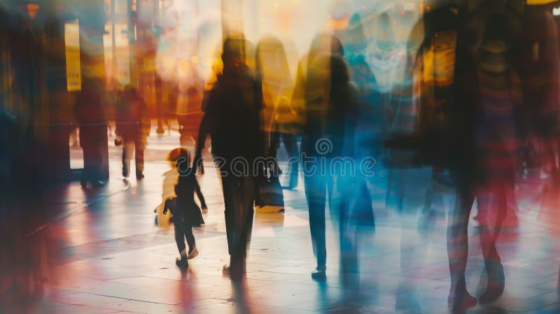 Complex Family Dynamics: Blurred Bonds Stock Photo - Image of inclusion ...