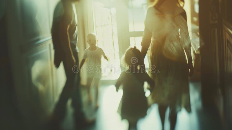 Complex Family Dynamics: Blurred Bonds Stock Image - Image of situation ...