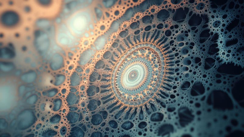 Complex Fractal Patterns Highlighted by Light, Captivating and Artistic ...