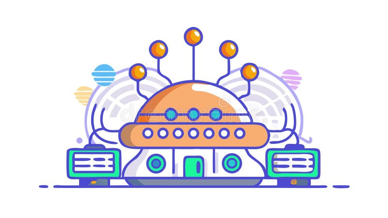 Complex Futuristic Control Panel or Dashboard Vector Design, Vector ...