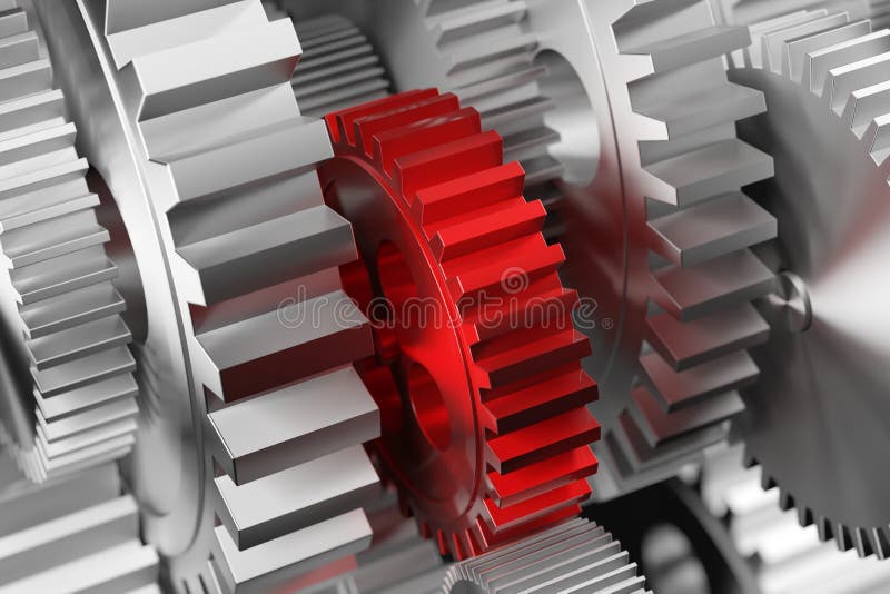 Set of complex gears stock vector. Illustration of clockwork - 59996664