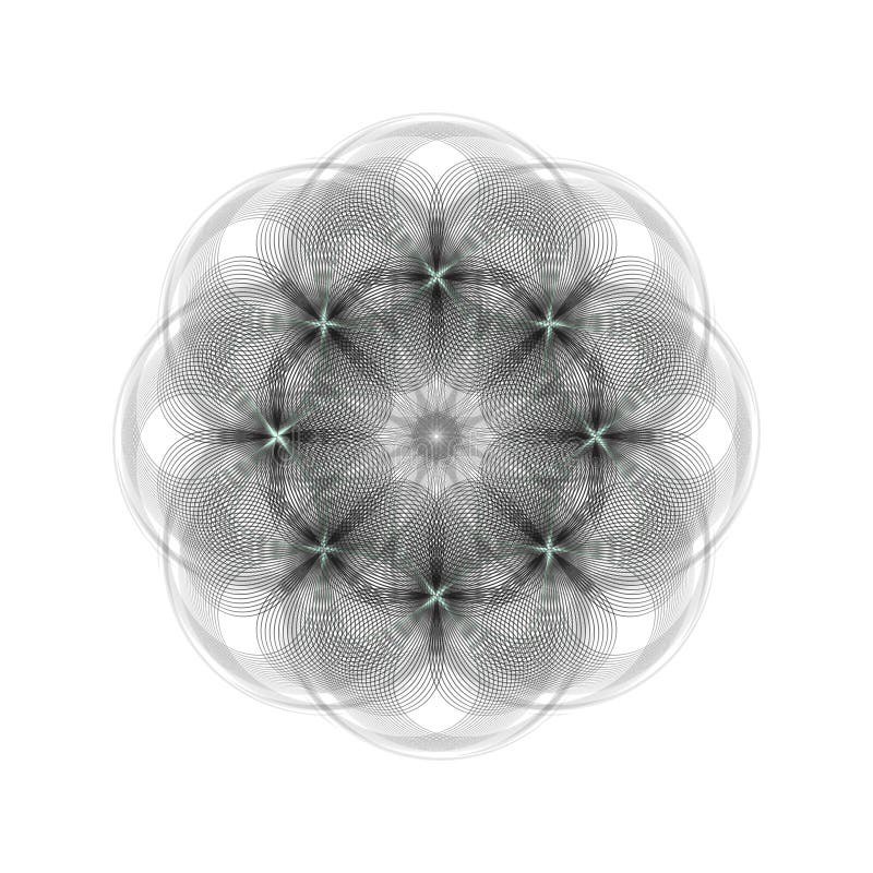 Complex geometric pattern stock illustration. Illustration of outline ...