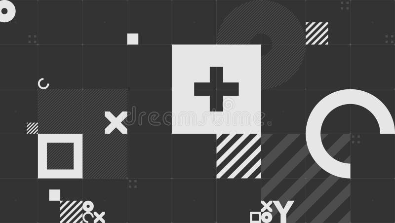 Complex Geometric Pattern. Tech Background, Cutting-Edge Digital ...