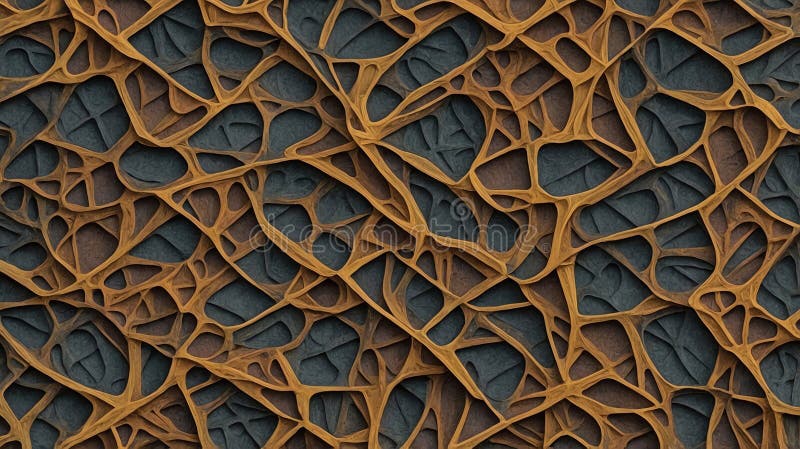 Complex Geometric Patterns Intertwine in a Captivating Arrangement of ...