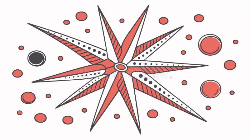 Complex Geometric Starburst or Mandala Pattern, Intricate Design Vector ...