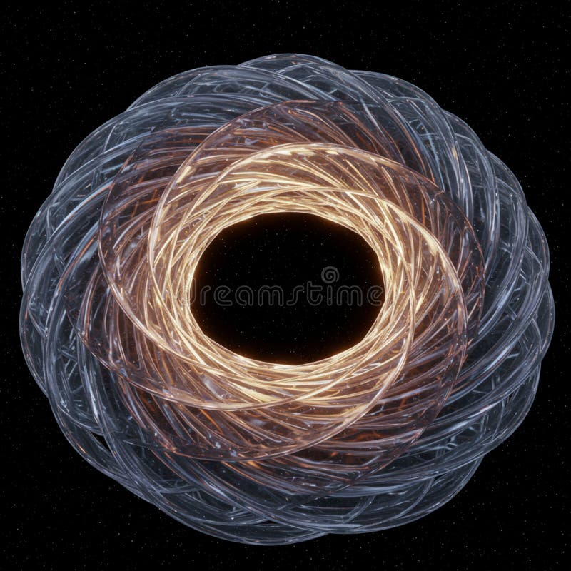 A Complex Geometric Structure Featuring a Torus-shaped, Interwoven ...