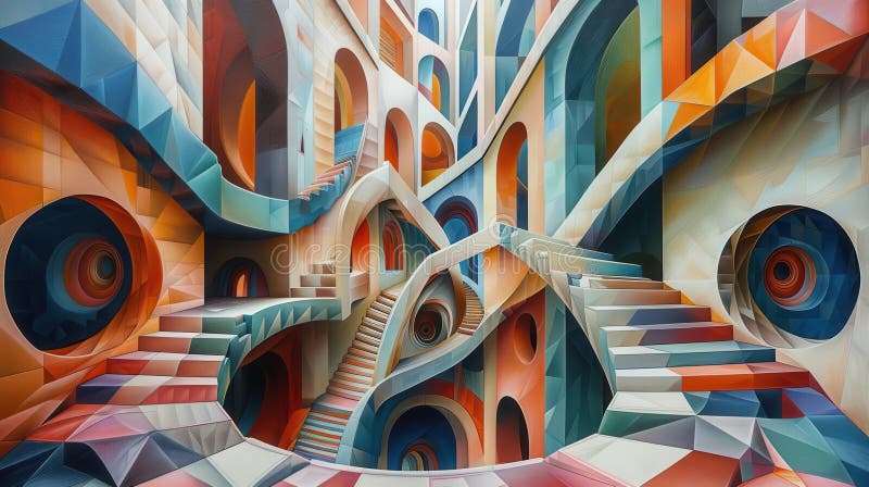 A Complex Geometric Structure with Multiple Dimensions and Perspectives ...