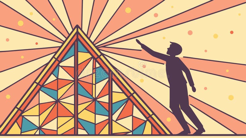 Complex Geometric Triangle Pattern, Vector Design Generative AI Stock ...