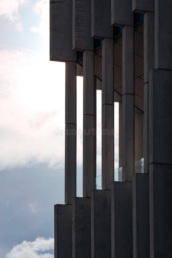 The Complex Geometry of Modern Architecture in Lisbon, Art Stock Photo ...