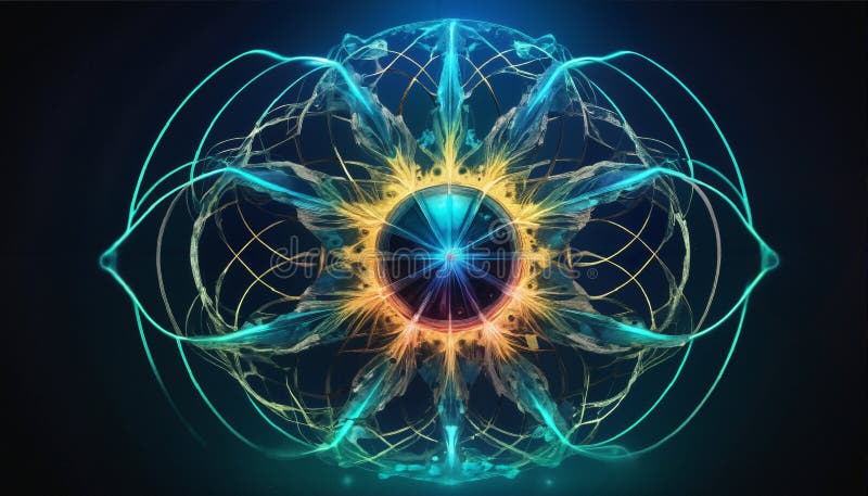 Radiant Core of Cosmic Energy Stock Photo - Image of cosmic, pattern ...