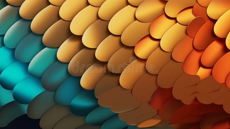 Complex Gradient Mesh with Metallic Tones and Shimmer Effect Stock ...