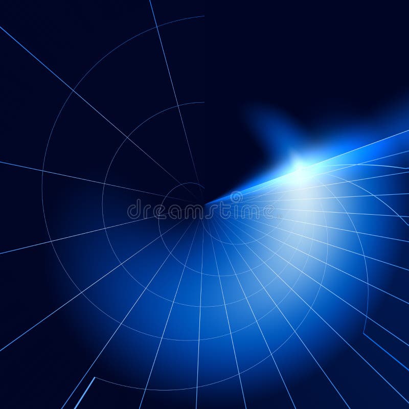 Complex Harmony of Digital Light Lines. Abstract Visual Wallpaper Stock ...