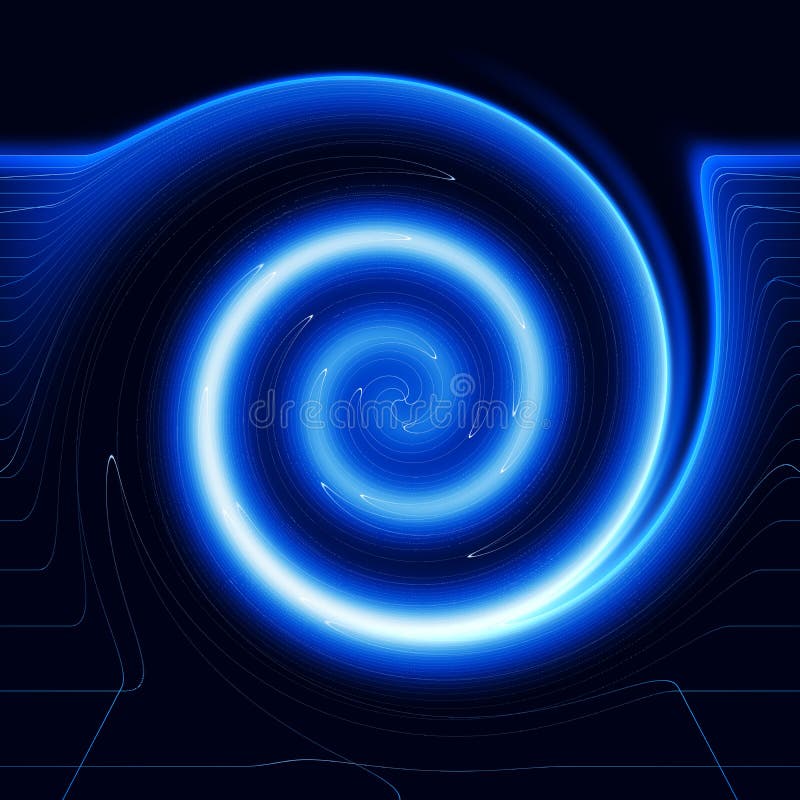 Complex Harmony of Digital Light Lines. Abstract Visual Wallpaper Stock ...