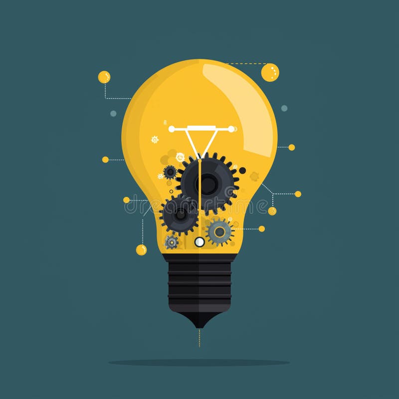 Complex Idea and Mechanism Thinking Concept Stock Illustration ...