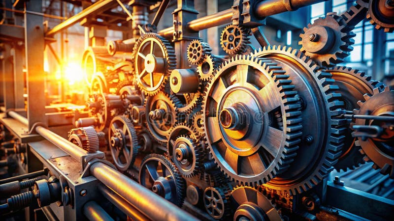 Complex Industrial Machinery System an Aerial Perspective on ...