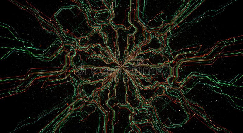 A Complex and Interconnected Network of Circuits Spreads Out on a Dark ...