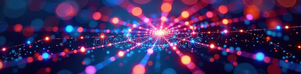 Complex Interconnected System, Vibrant Colors, Depicting Website ...