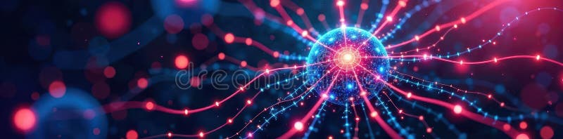 Complex Interconnected System, Vibrant Colors, Depicting Website ...