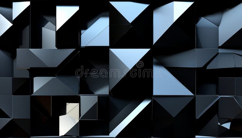 Complex Interplay of Light and Shadow among Geometric Shapes in an ...