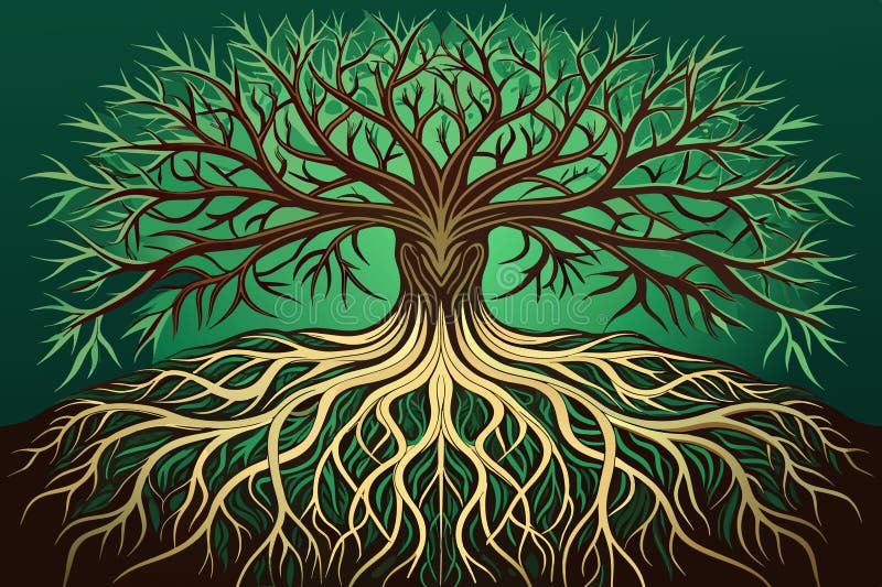 Intricated Roots Stock Illustrations – 7 Intricated Roots Stock ...
