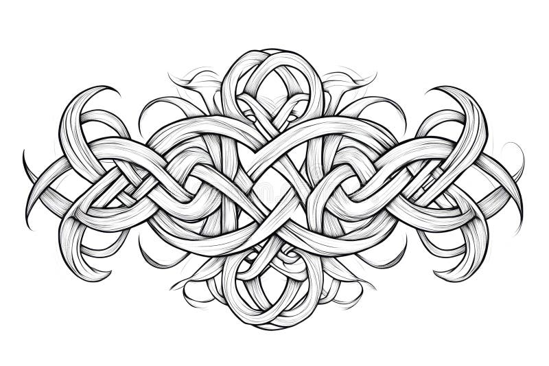 Complex Knotwork Pattern Weaving and Interlacing, Creating an ...