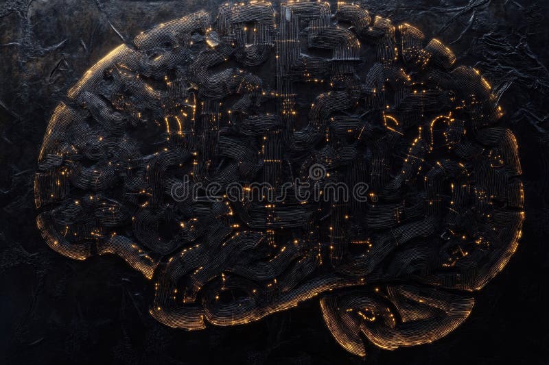 A Complex Labyrinth is Formed in the Shape of a Human Brain, Providing ...