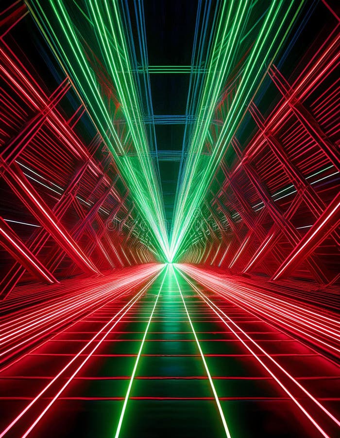 Complex Lattice of Laser Beams, Intersecting Over a Dark Stage, Deep ... Complex Lattice of Laser Beams, Intersecting Over a Dark Stage, Deep ...
