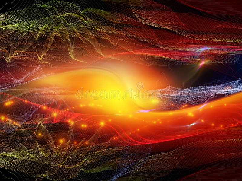 Complex Light Wave stock illustration. Illustration of oscillation ...