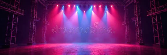 Complex Lighting Truss System, Central Stage Rigging, Framework ...