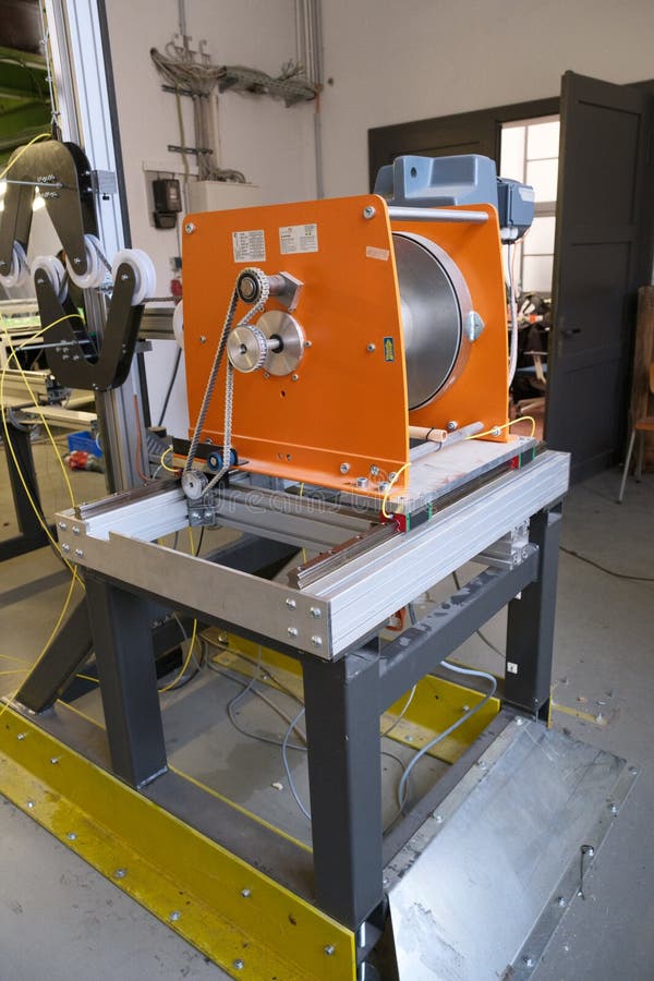 A Complex Machine Stands in a Factory Hall Stock Photo - Image of large ...