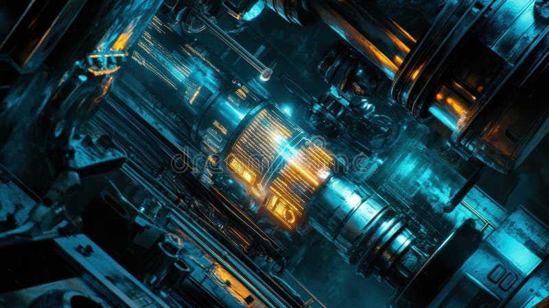Futuristic Energy Core Showcasing Advanced Technology Sci Fi ...